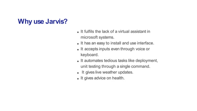 Jarvisproject | PPTX