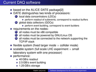 Software development for the COMPASS experiment | PPT