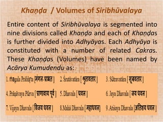 "Introduction to Siribhūvalaya" - Talk at Jain Academy of Scholars | PPTX