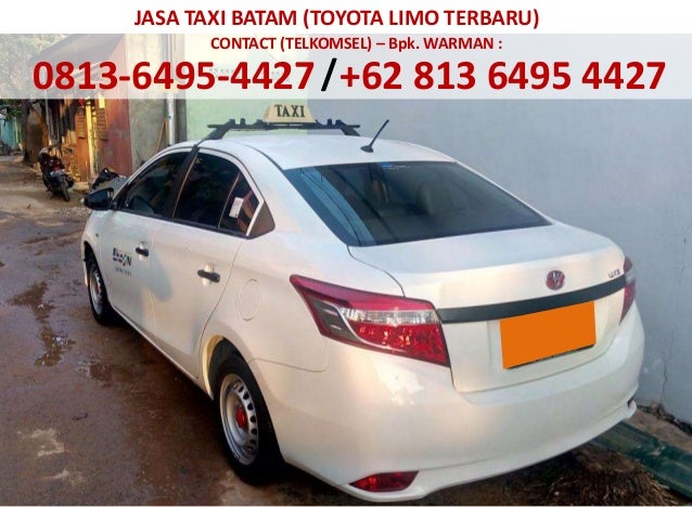 Taxi From Batam Centre to Nongsa, (+62) 813-6495-4427 (Telkomsel)