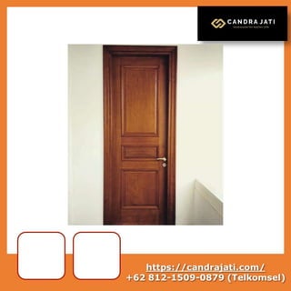 jasa buat pintu minimalis kayu jati | JATI BLORA - CANDRAJATI.com | PPTX