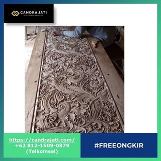 jasa buat pintu minimalis kayu jati | JATI BLORA - CANDRAJATI.com | PPTX