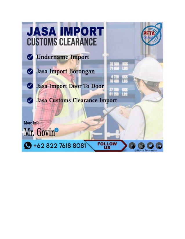 JASA CUSTOMS CLEARANCE | PDF