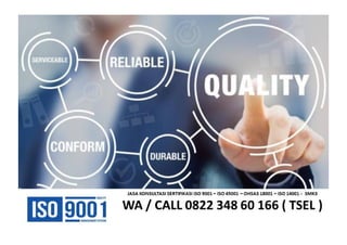 Wa 0822 348 60 166ISO Untuk Perusahaan Kontraktor Surabaya | PPT