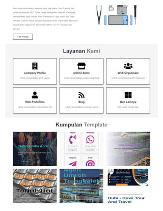 jasa bikin web Terlatih | PDF