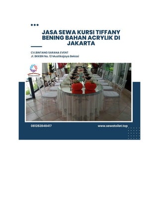 Jasa Sewa Kursi Tiffany Bening Bahan Acrylik Di Jakarta.pdf