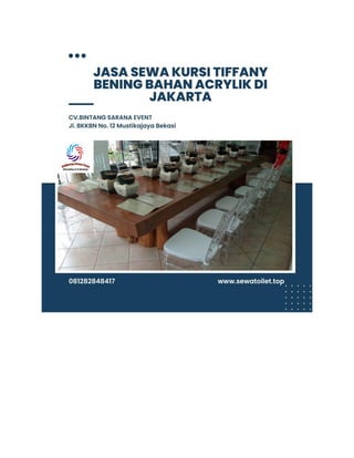 Jasa Sewa Kursi Tiffany Bening Bahan Acrylik Di Jakarta.pdf