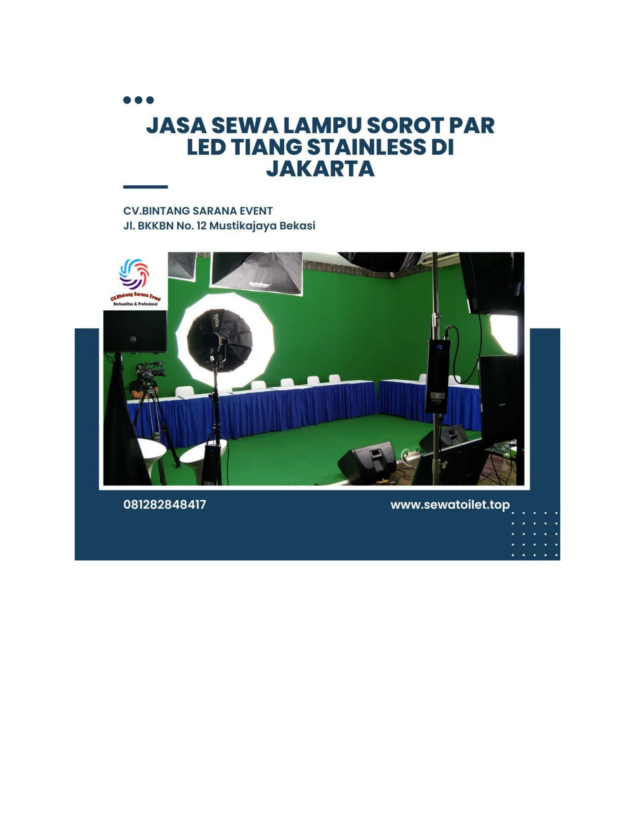 Jasa Sewa Lampu Sorot Par Led Tiang Stainless di Jakarta.pdf