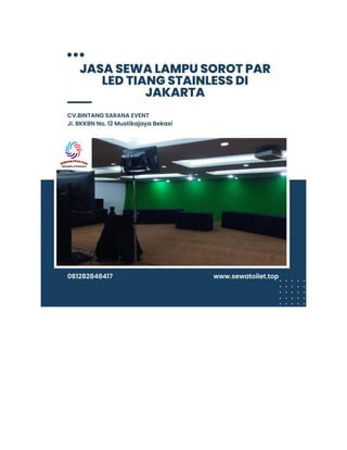 Jasa Sewa Lampu Sorot Par Led Tiang Stainless di Jakarta.pdf