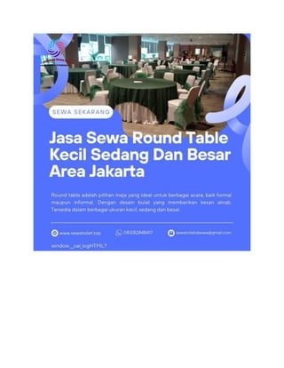 Jasa Sewa Round Table Kecil Sedang Dan Besar Area Jakarta.pdf