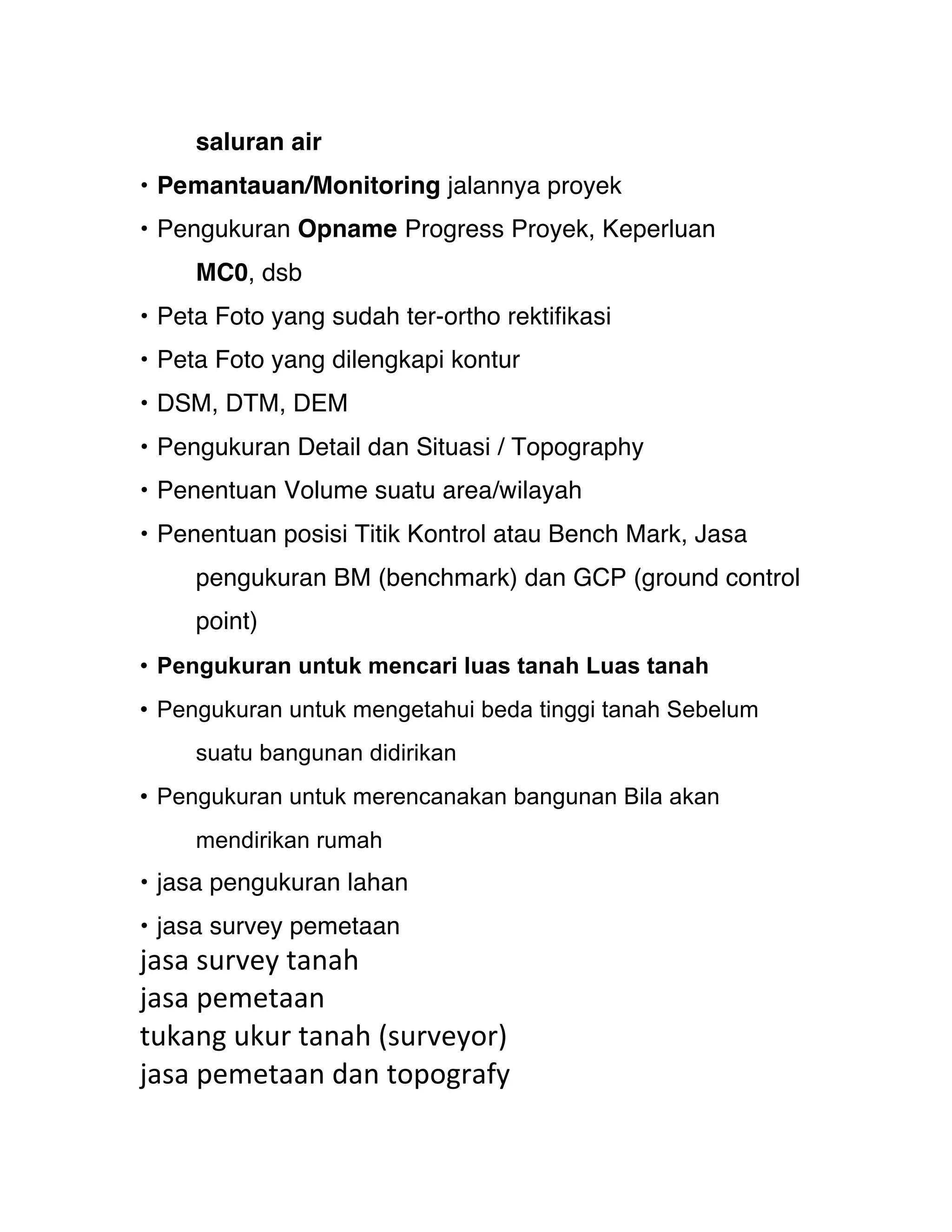 jasa pengukuran tanah | jasa pengukuran lahan dan bangunan | tukang ...