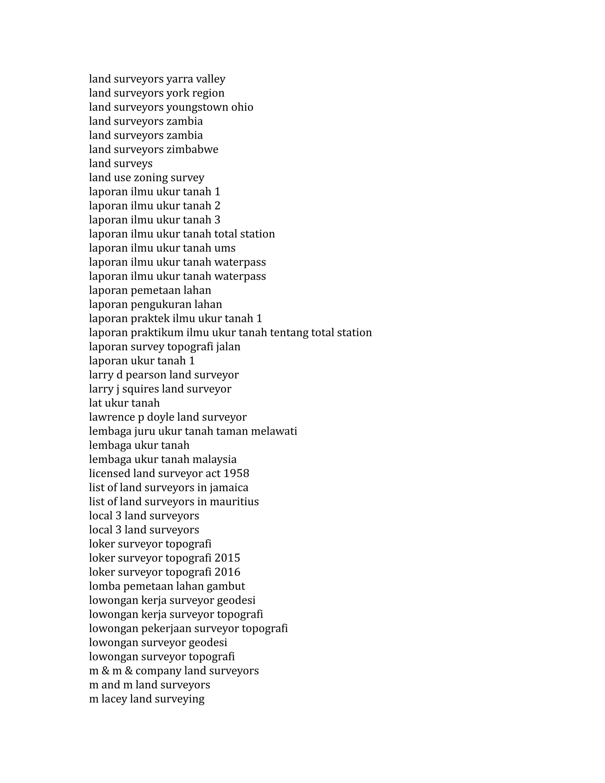 Jasa surveyor pemetaan topografi topographic mapping construction ...