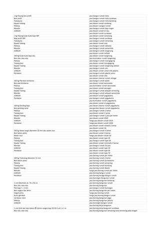 contractor building jembrana negara bali | PDF