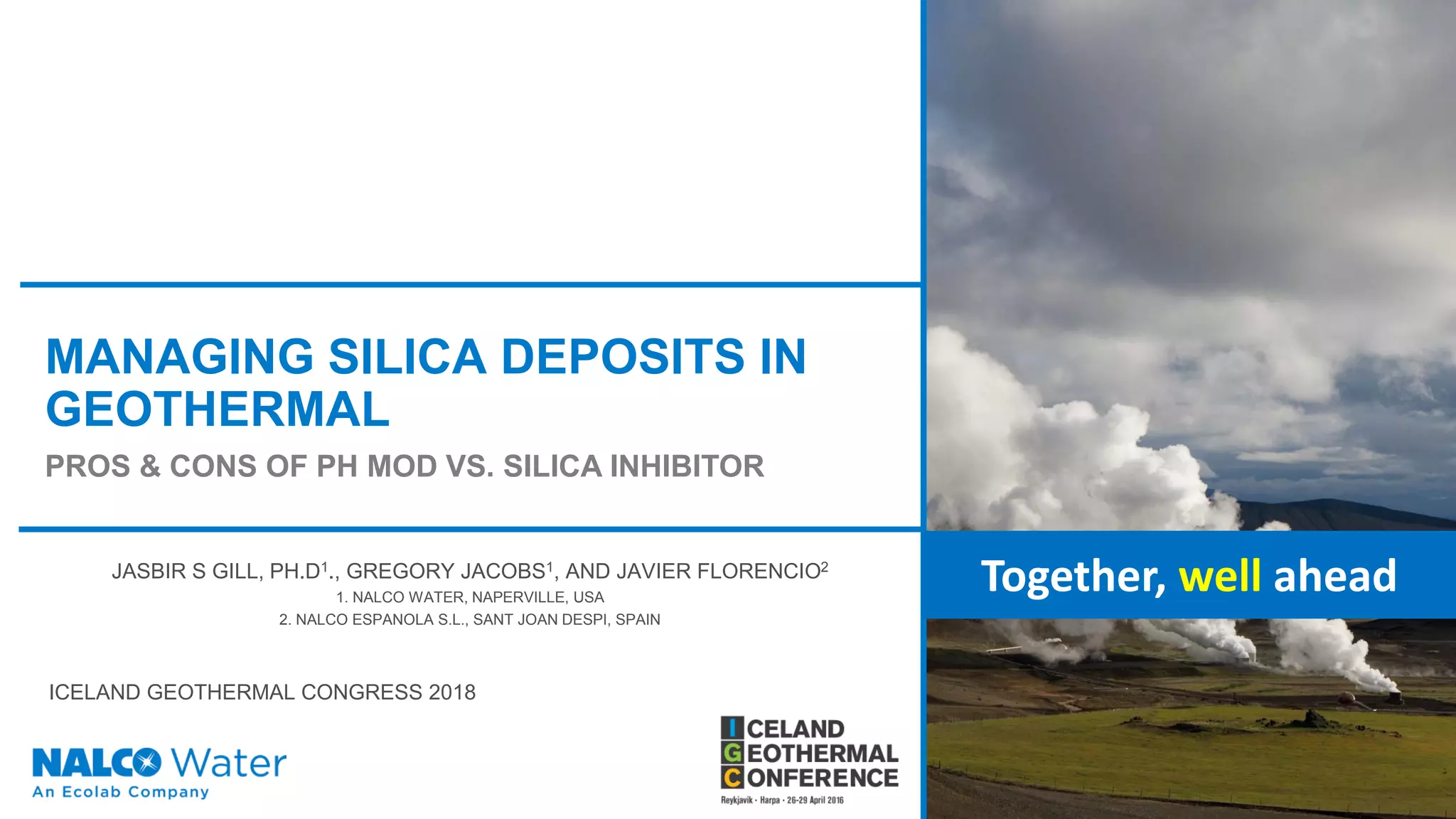 C2 - Managing Silica Deposits in Geothermal: Pros & Cons of pH Mod vs ...