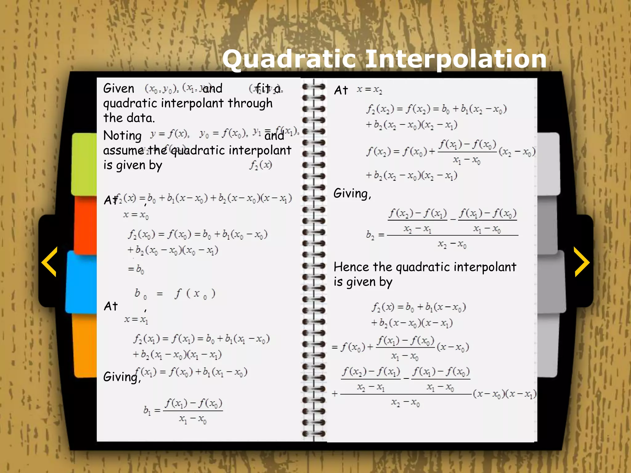 Newton’s Divided Difference Formula | PPTX