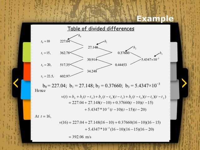 Newton’s Divided Difference Formula | PPTX | Physics | Science