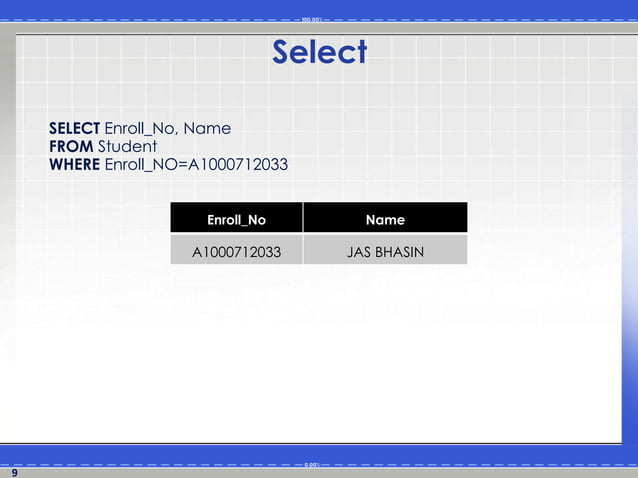 Data Manipulation Language Pptx Databases Computer Software And Applications