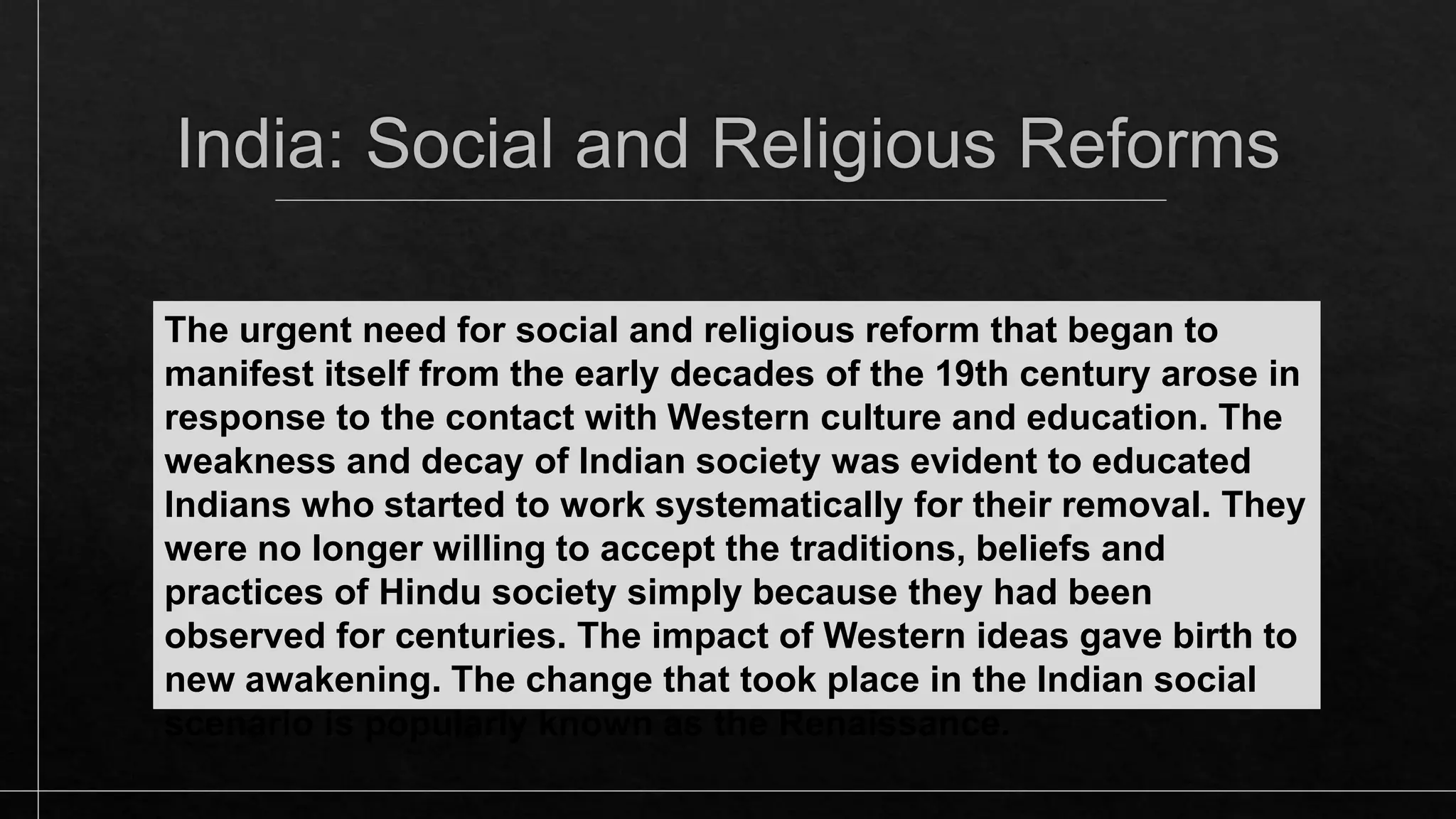 India: Social and Religious Reforms | PPTX