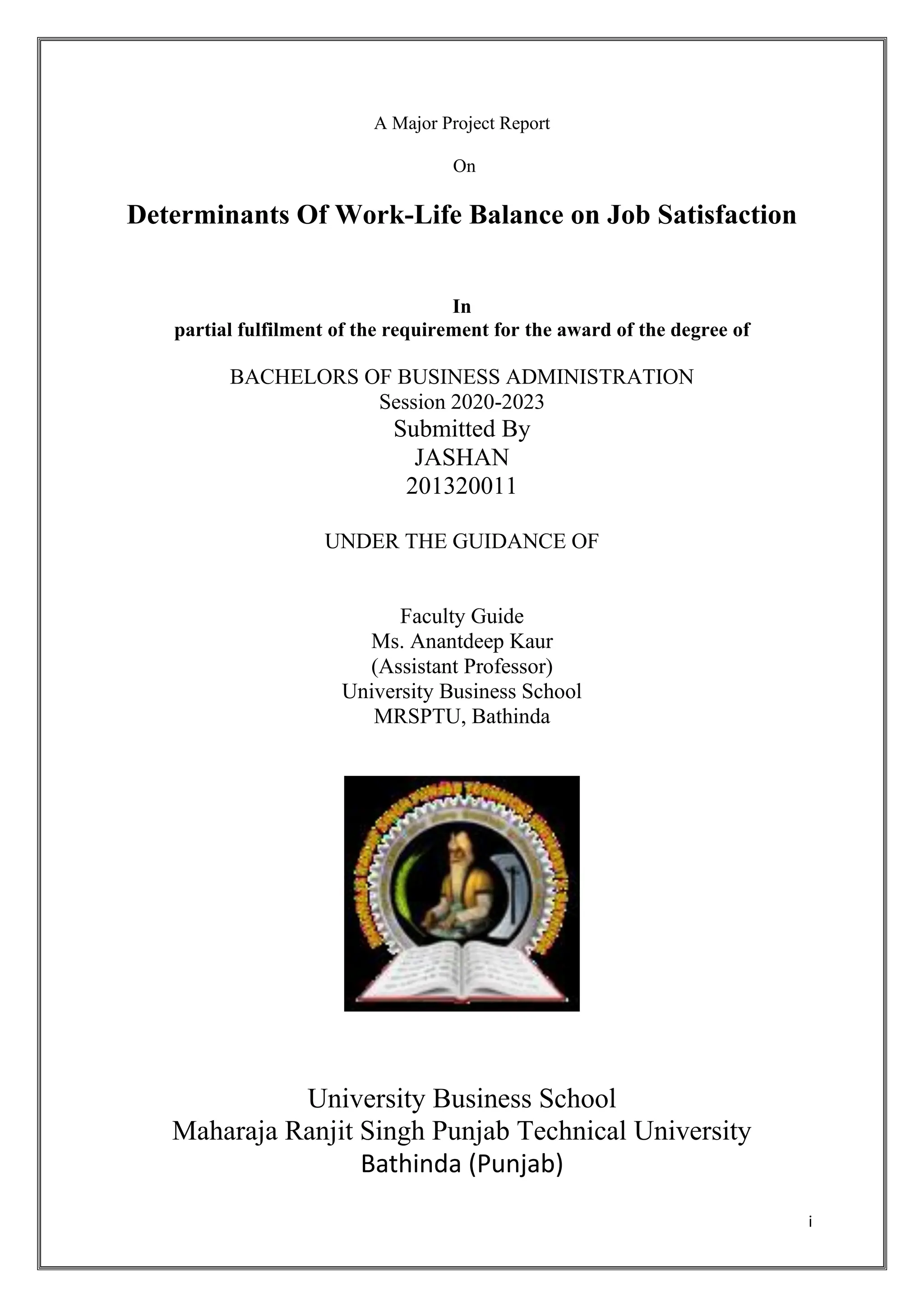 Jashan- Determinants of Work-Life Balance on Job Satisfaction.pdf