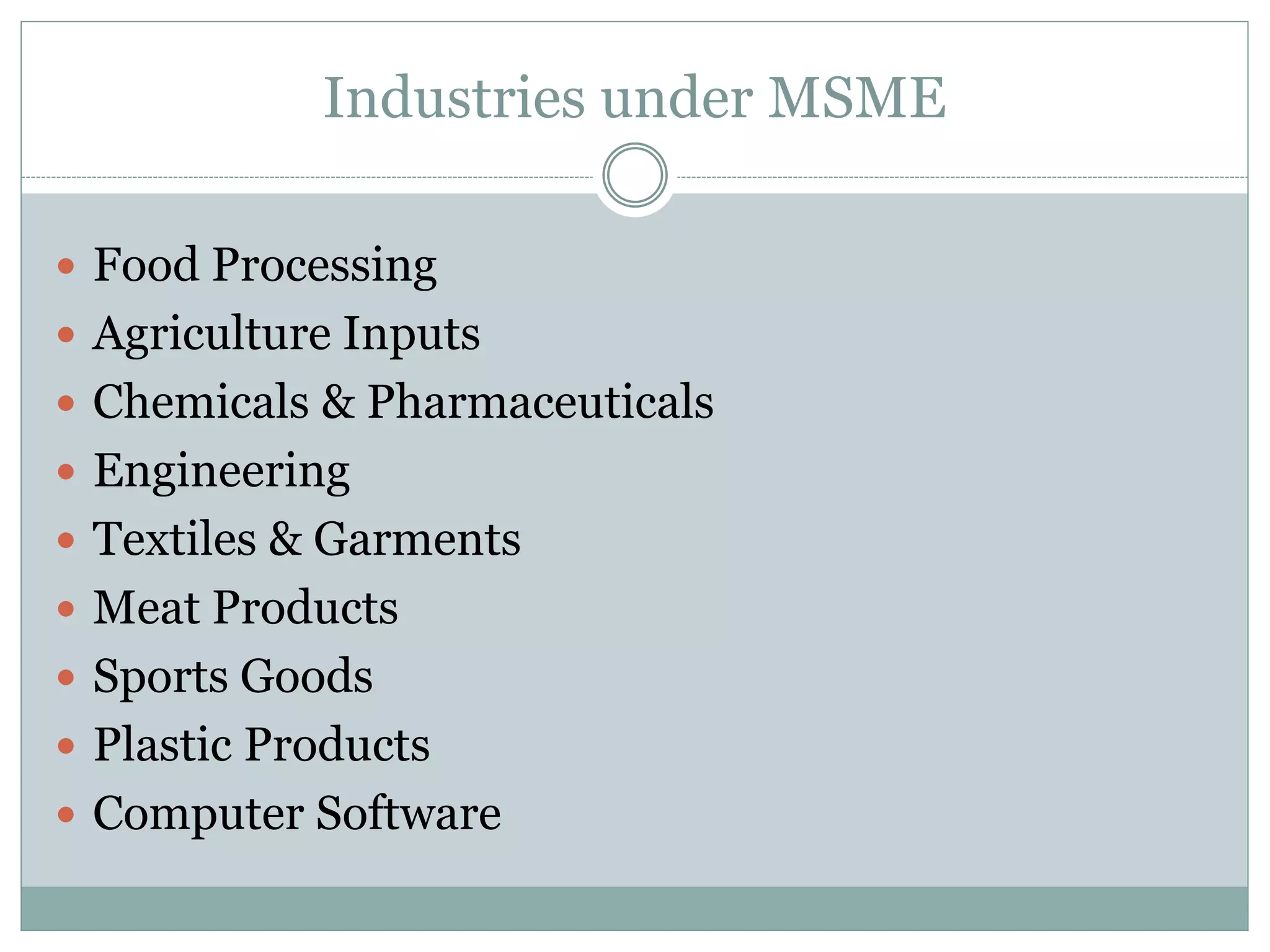 MSME | PPTX