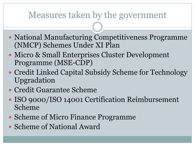 MSME | PPTX | Small and Medium-sized Business | Business