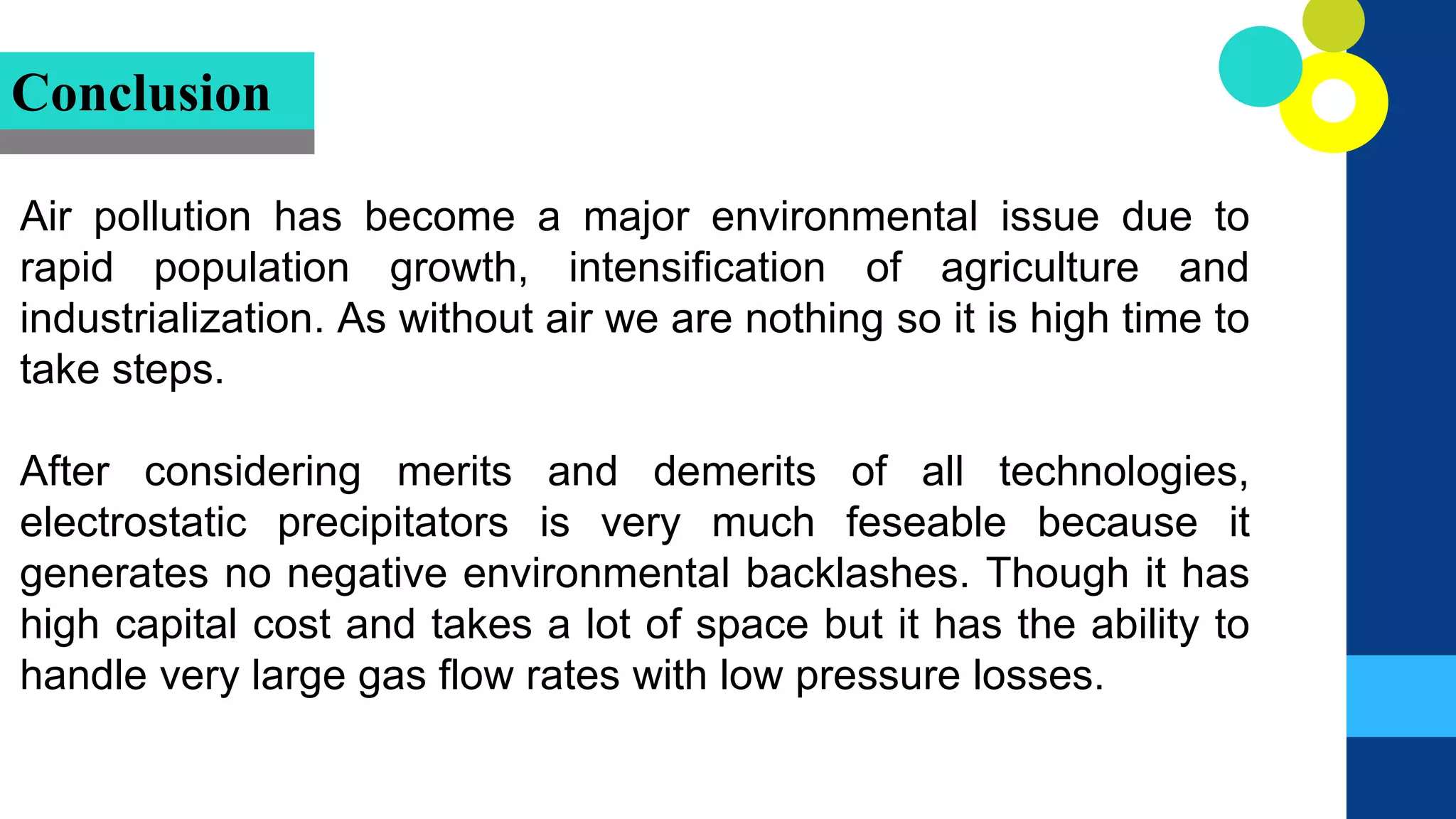 Modern technologies to mitigate air pollution | PPTX
