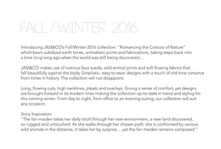 JASI&CO FW2016 lookbook | PPT