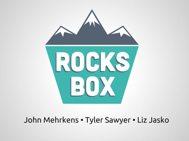 Rocks Box packaging project | PDF