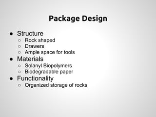 Rocks Box packaging project | PDF