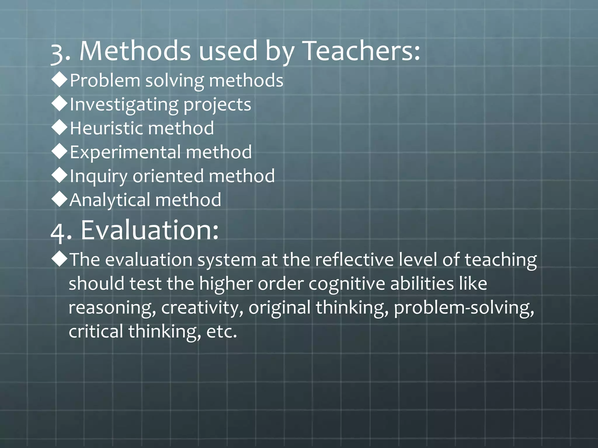LEVELS OF TEACHING | PPTX