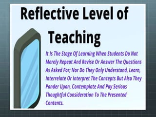 LEVELS OF TEACHING | PPTX