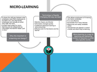 Micro-Learning: Bite-Size Data for your Brain | PPTX
