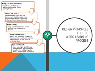 Micro-Learning: Bite-Size Data for your Brain | PPTX