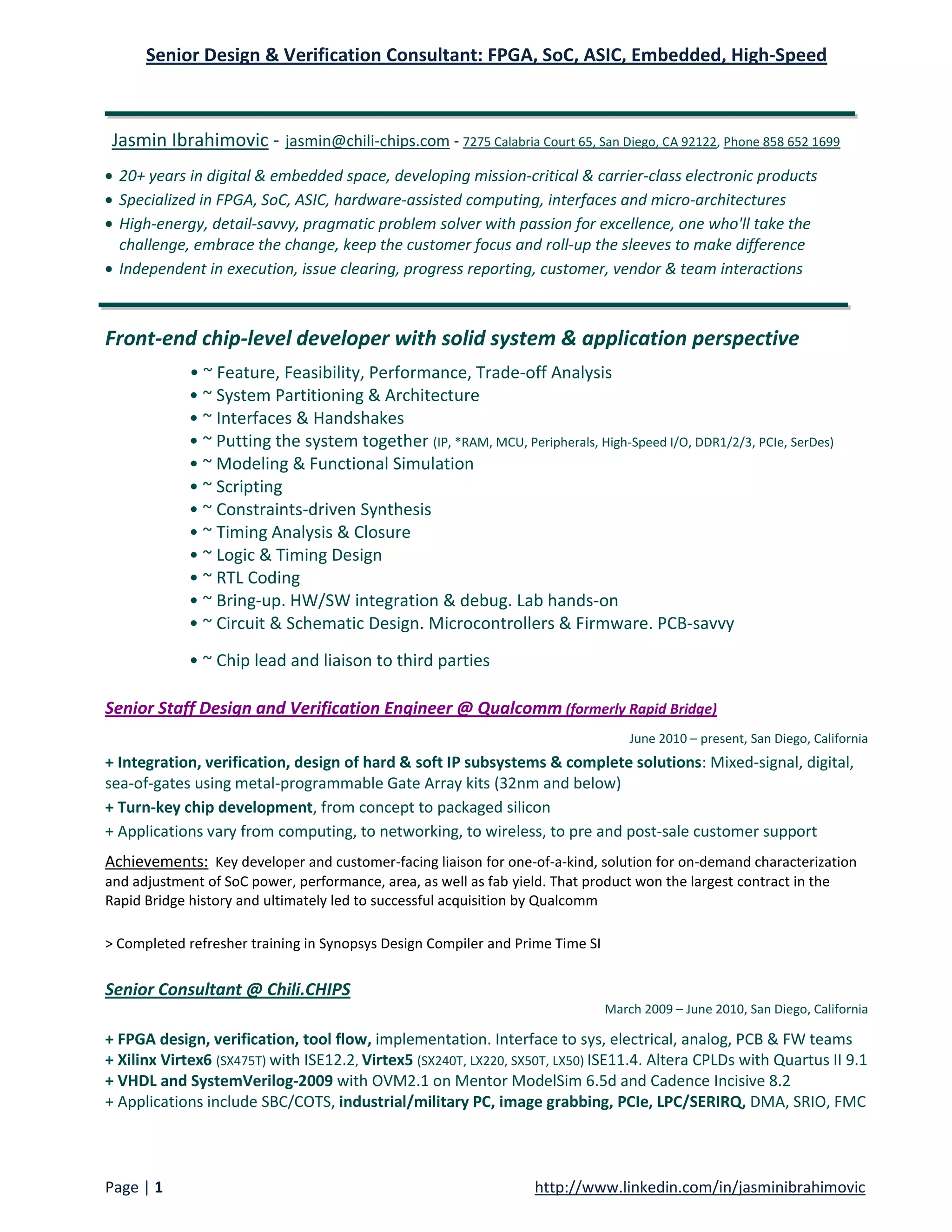 SoC~FPGA~ASIC~Embedded | PDF