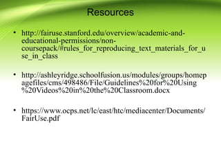 Guidelines for Legally Using Multimedia | PPT