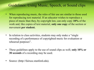 Guidelines for Legally Using Multimedia | PPT