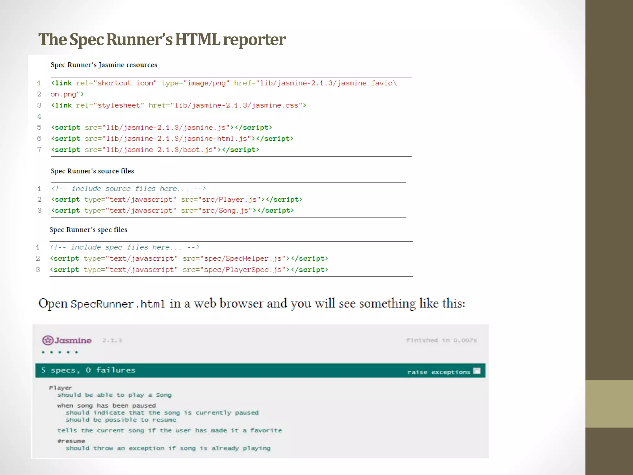 Jasmine Framework Pptx Web Development Internet