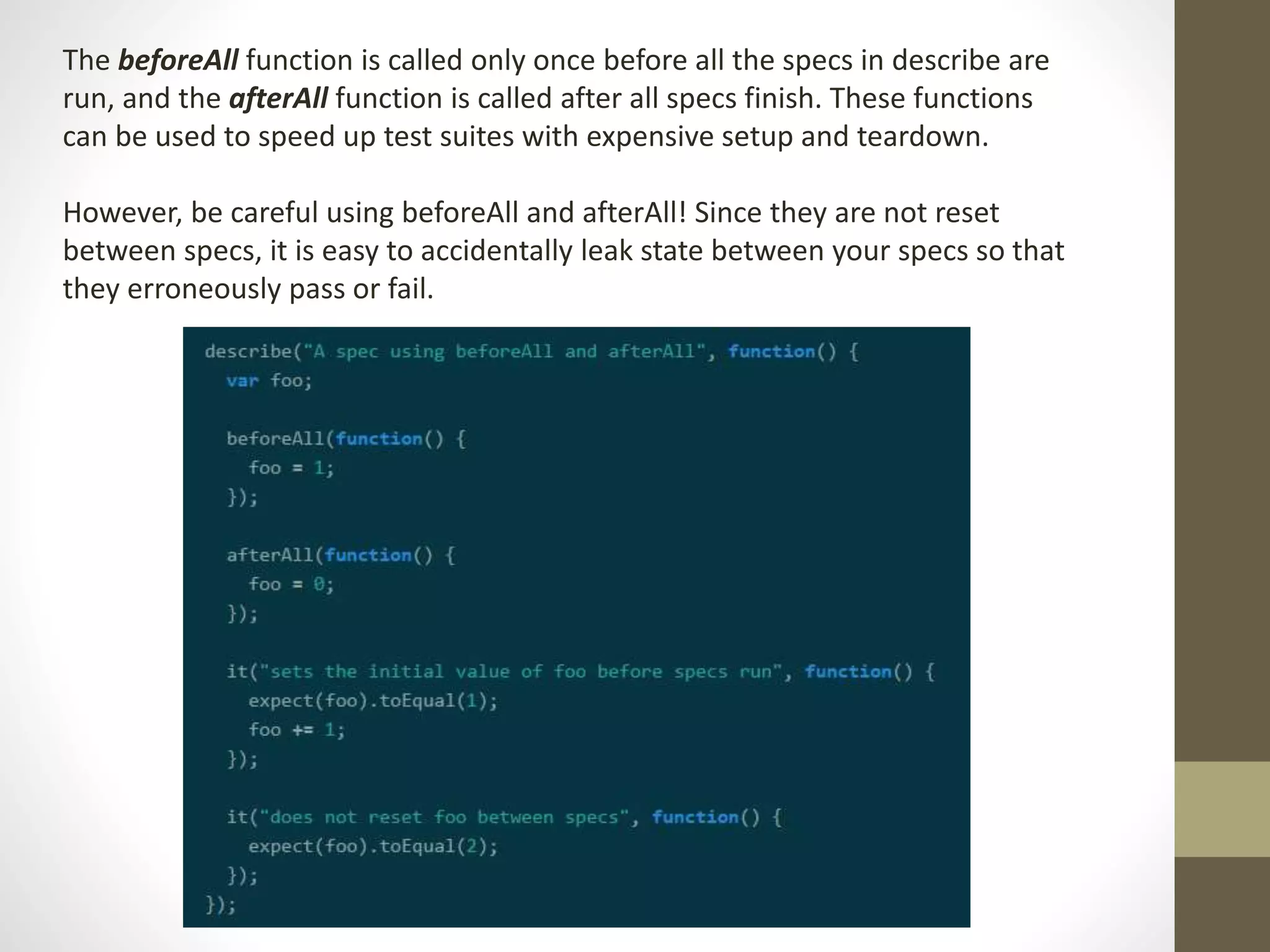 Jasmine Framework Pptx Web Development Internet