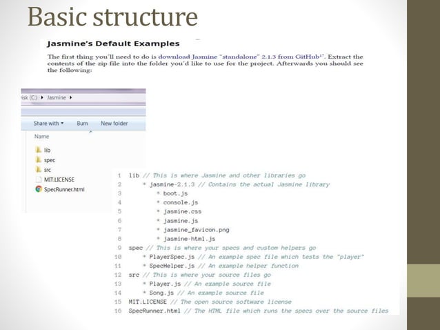 Jasmine framework | PPT