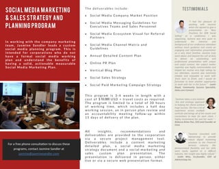 Jasmine Sandler copyrighted social media programs for corporations | PPT