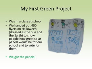 Kids Going GREEN! | PPTX