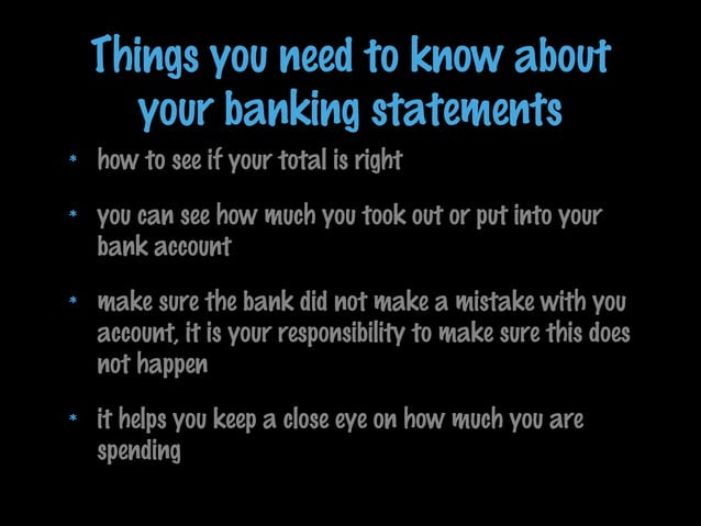 Banking Basics | PPT