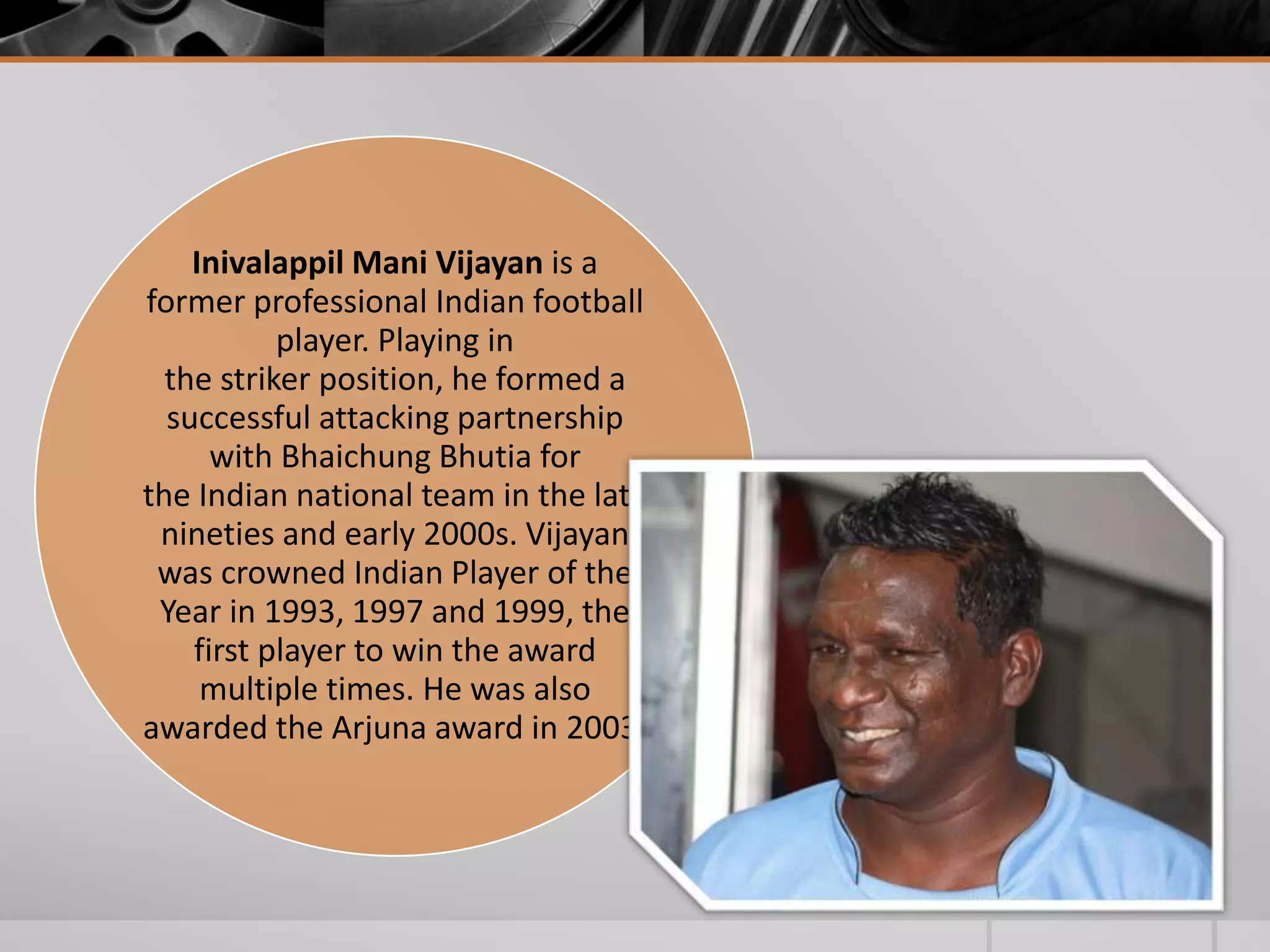 History and Development of I M Vijayan | PPT