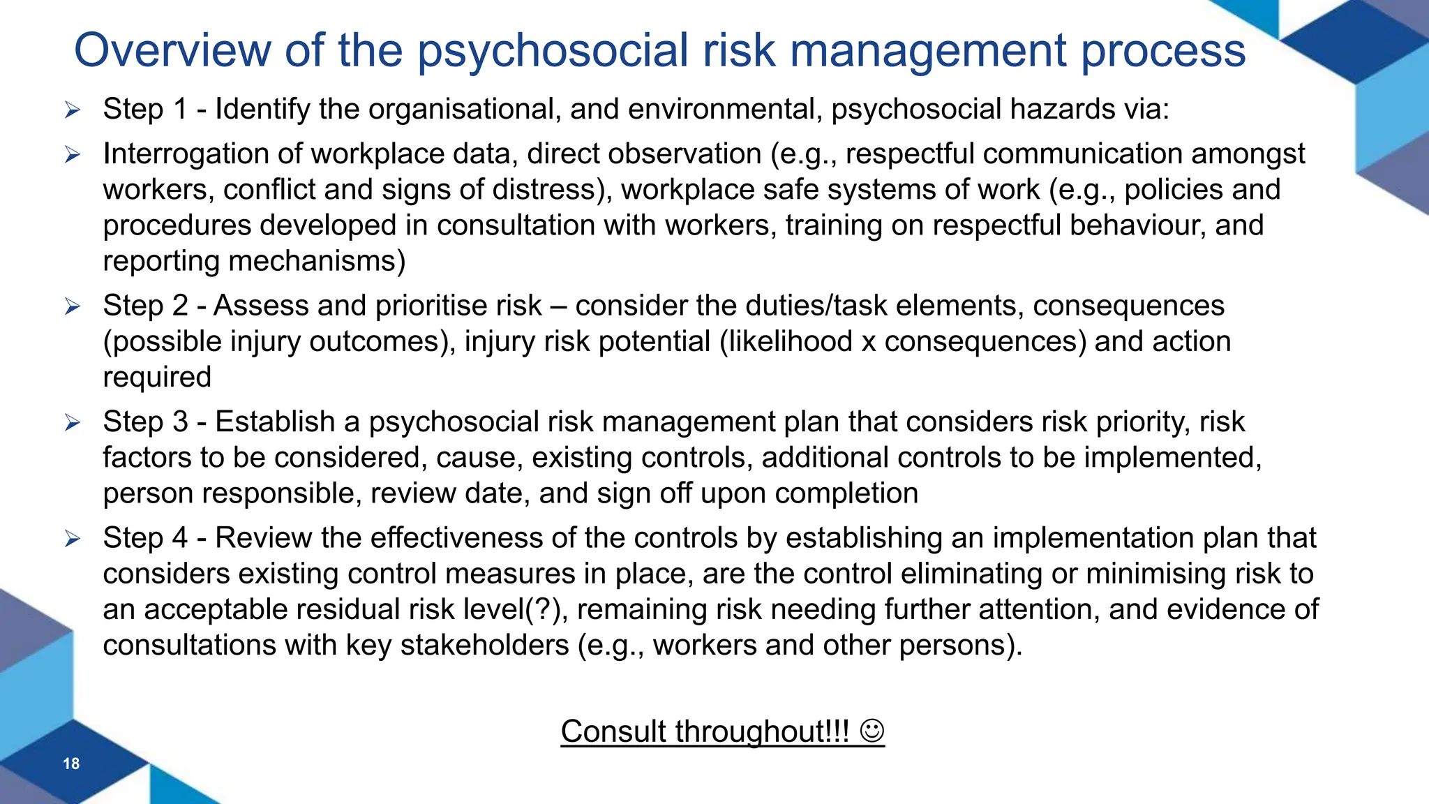 Psychosocial risk | PPTX