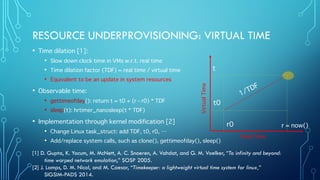 Virtual Time Machine for Large-Scale Reproducible Distributed Emulation | PDF | Computer ...