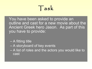 Jason and the quest for the golden fleece | PPT