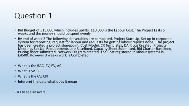 Jason douglas earned value 1 0 | PPTX