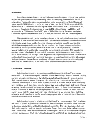 Collaborative Commerce - Trend Assessment Report | PDF