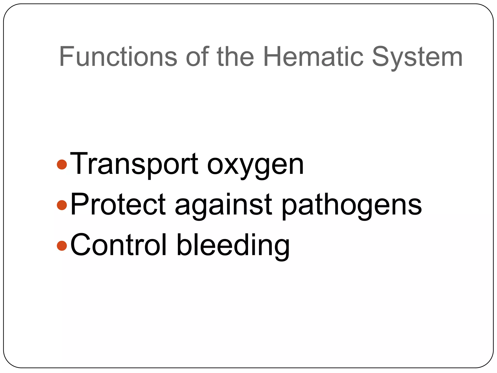 Jason Godo biology 120 chapter 2 presentation hematic system | PPTX