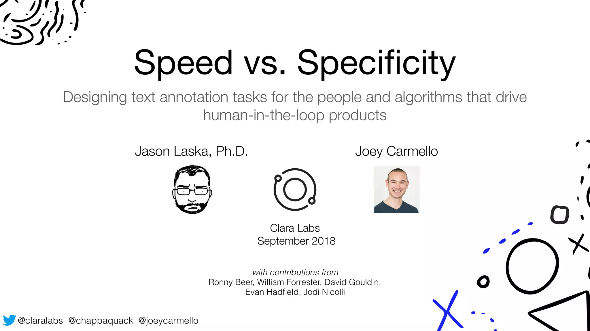 Speed vs. Specificity: Designing text annotation tasks for the people and algorithms that drive ...